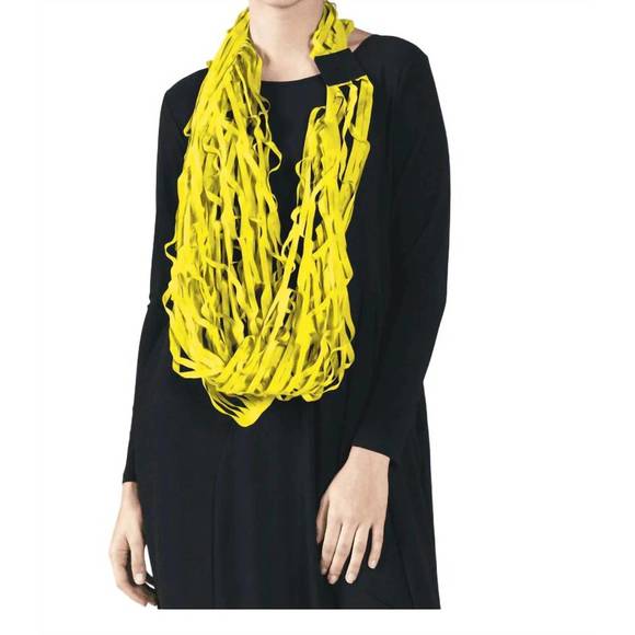 Igor | Accessories | New Igor Cut Out Necklace Scarf In Yellow | Poshmark